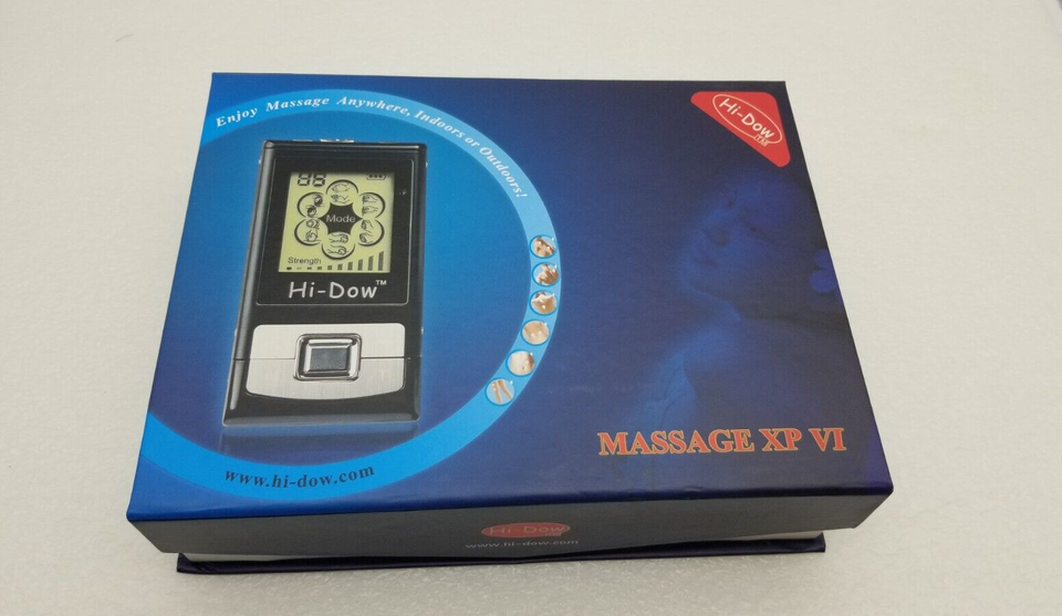 Hidow XP VI TENS Unit Hi-Dow Massage Muscle Stimulator Pain Relief ...