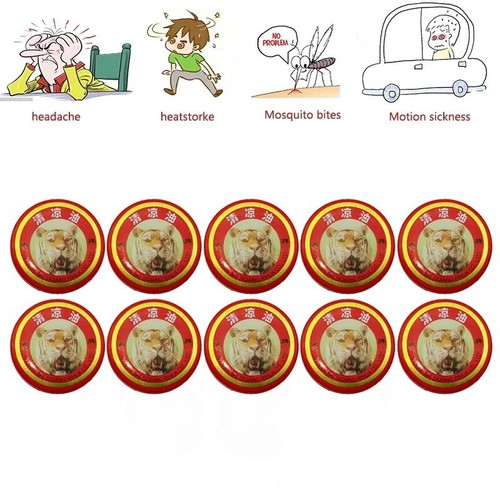 20 units/lot Chinese Menthol Balm Muscle Relax Refresh Headache ...