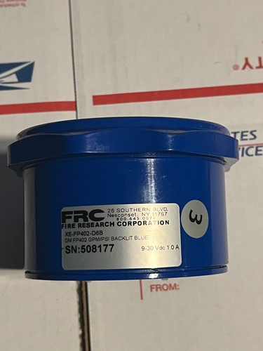 xe-fp402-d6b fire research dm fp4002 gpm/psi surplus no packaging | eBay