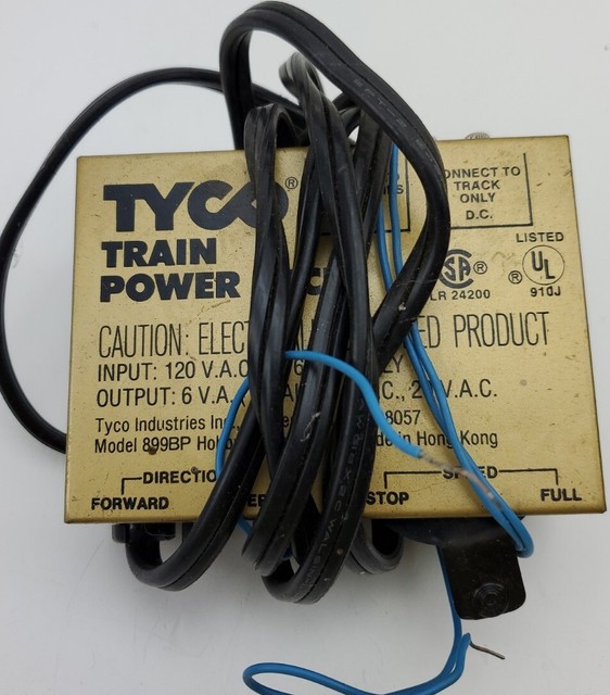 TYCO Model 899BP Hobby Transformer Railroad Train Power Pack. HO Scale ...