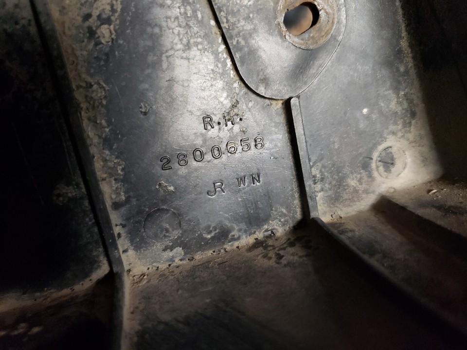 1966 67 68 69 70 71 Dodge Plymouth K Frame Splash Shield OEM RH 2800658 ...