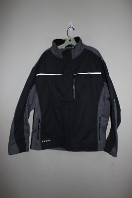 German Engelbert Strauss Gray Black Men Work Jacket Coat Softshell 4XL ...