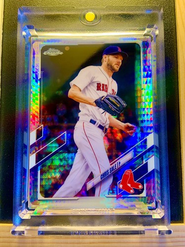 TOPPS CHROME🔥REFRACTOR🔥SP🔥PRIZM🔥MINT🔥BASEBALL⚾️ CHRIS SALE ⚾️ RED SOX ...