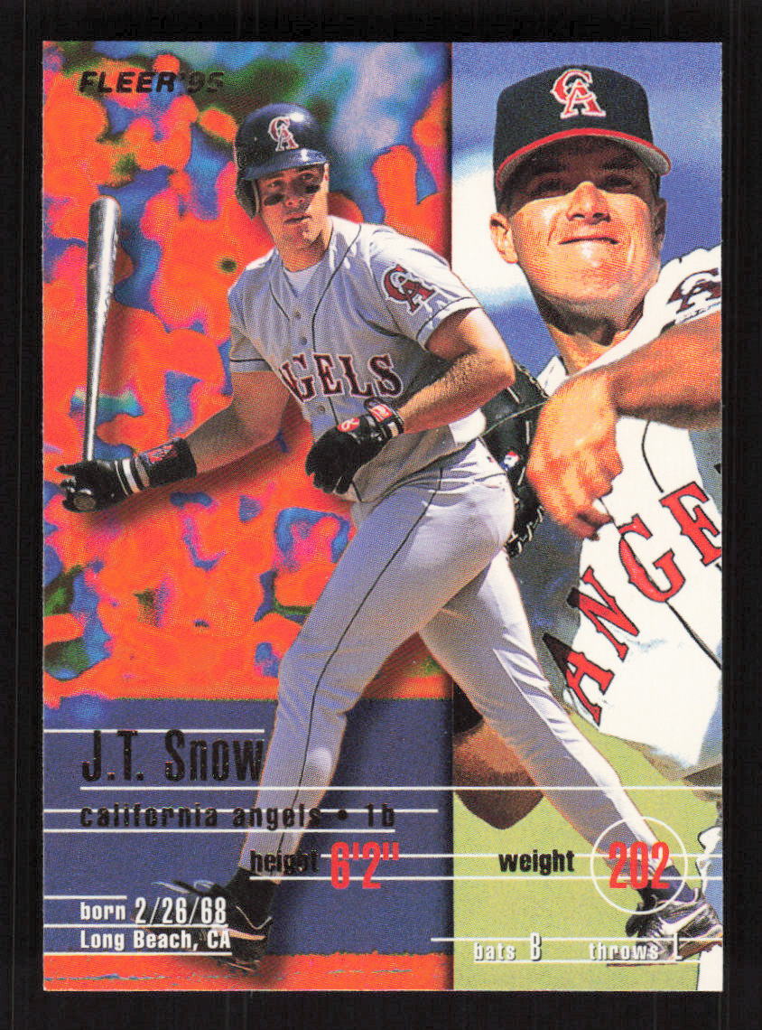 1995 Fleer #236 J.T. Snow California Angels | eBay