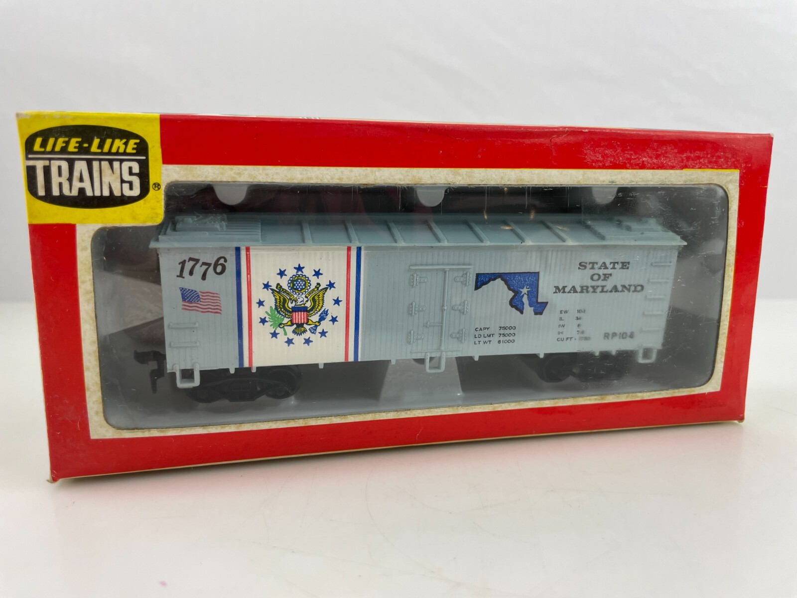 Life-Like HO Scale 1776 State Of Maryland Reefer Car Blue #8578 | eBay