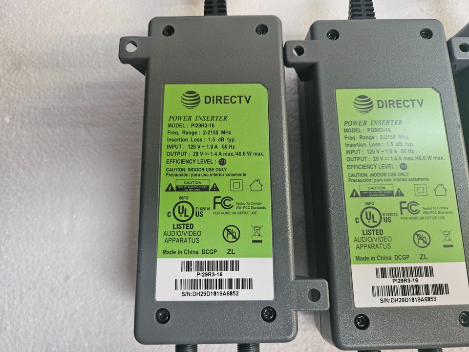 LOT OF 3 - Genuine DirecTV Power Inserter 29V 1.4A PI29R3-16 SWM OEM ...