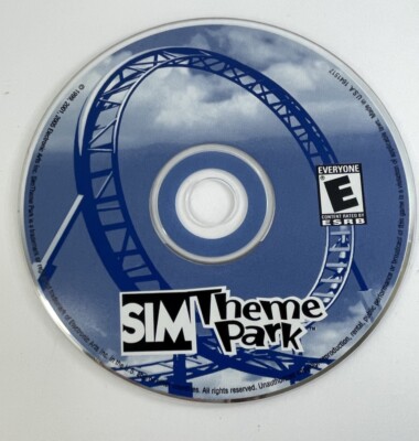 Sim Theme Park PC CD-ROM Disc Only | eBay