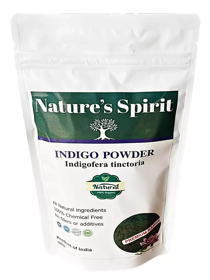 Organic Indigo Powder x 400g (4 x100g) Natural Black Hair Dye- Indigo ...