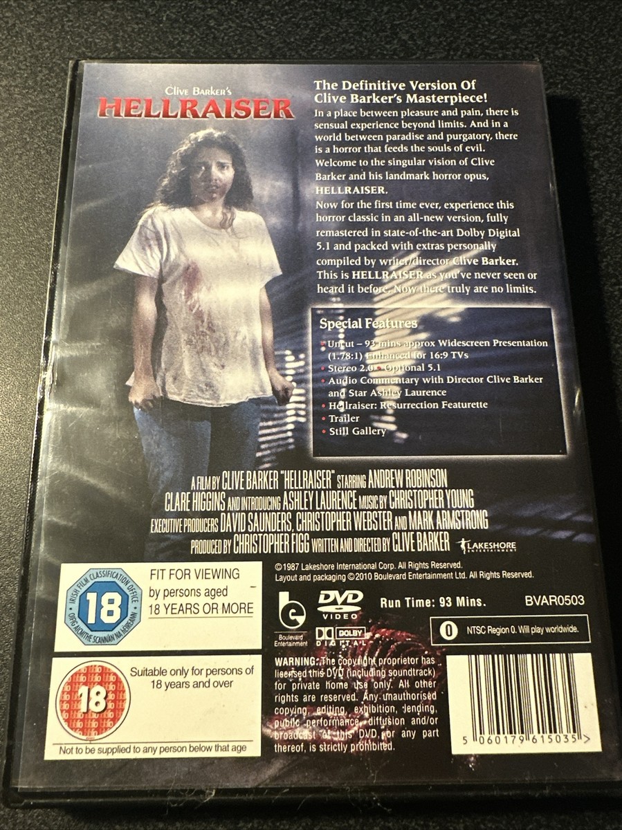 Andrew Robinson Inferno HELLRAISER Andrew Robinson*Clare Higgins