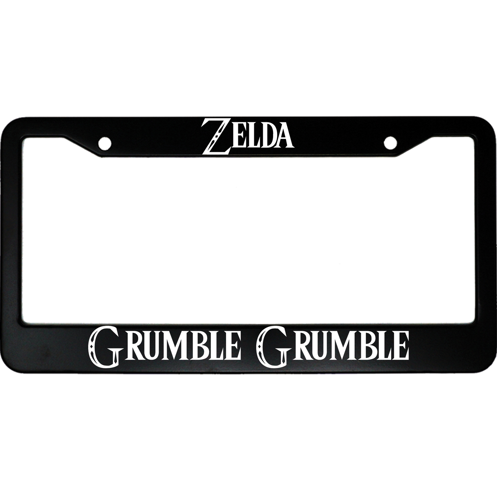 Legend of Zelda Grumble Grumble Aluminum Car License Plate Frame | eBay