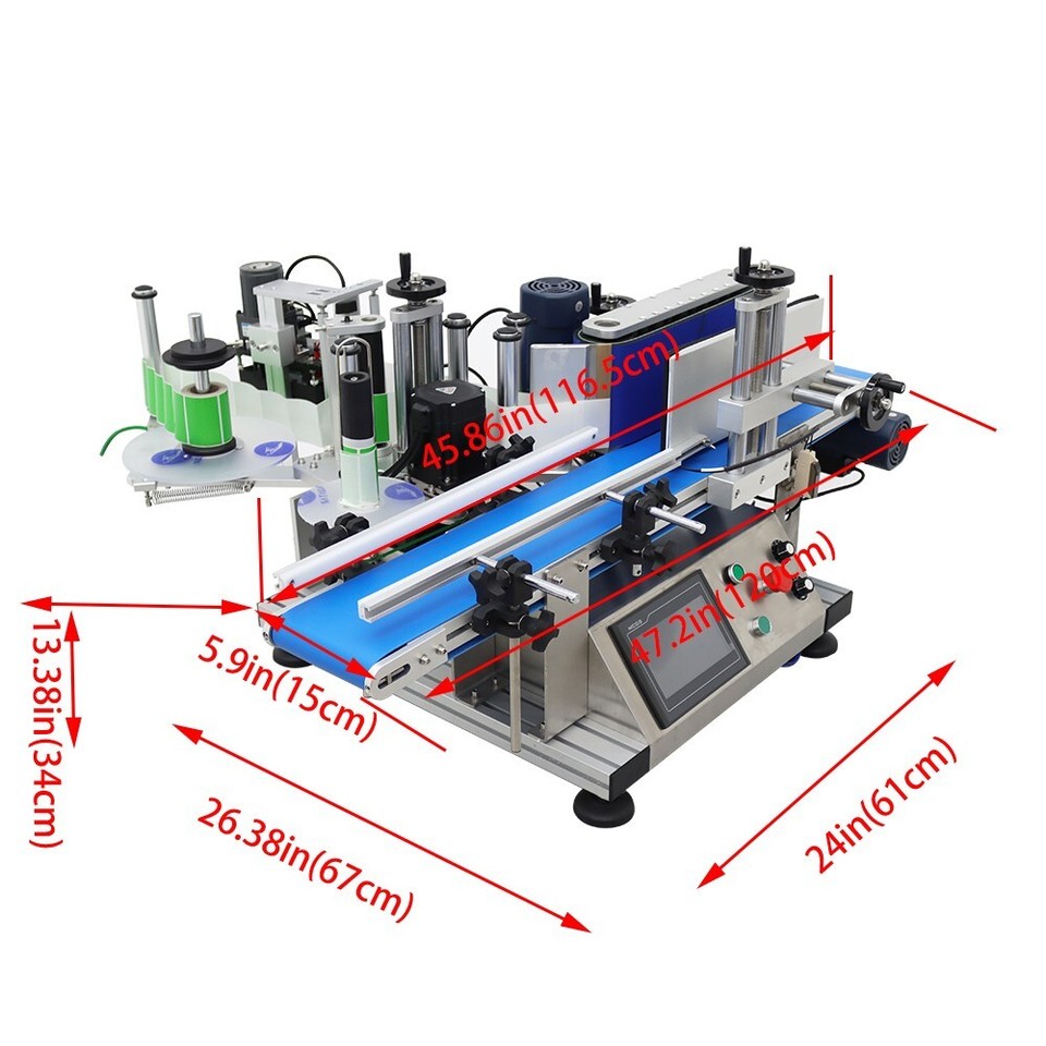 Automatic High Speed Round Bottle Marking and Labeling Machine w ...