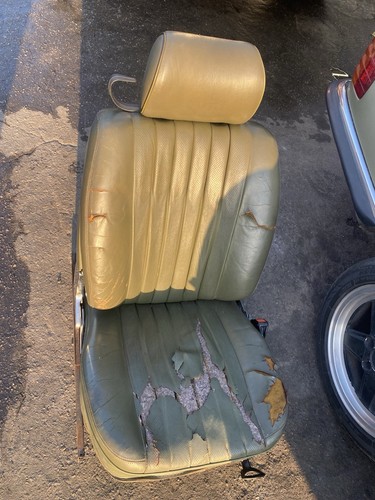 1972 - 85 Mercedes Benz C107 450SLC 380 500 Front Seats Avocado Green ...