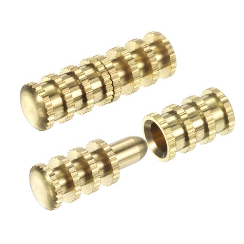 Table Leaf Dowel Pin 8x30mm, 10 Pack Brass Table Bolt Sleeve Connectors ...
