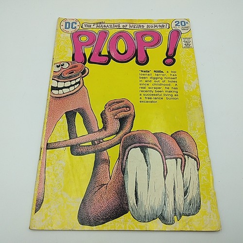 Plop #5 DC 1974 Basil Wolverton Cover Art Bronze Age Weird Humor Comic ...