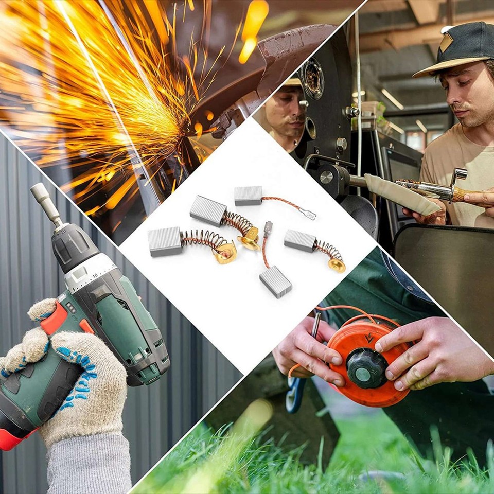 144 Pcs Electric Motor Brushes Carbon Brushes Tool Replacement Part for7962 | eBay Australia