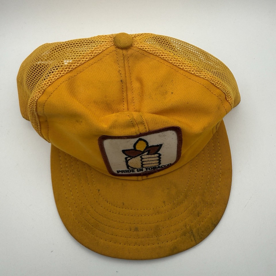 RJ Reynolds RJR Has Pride in Tobacco Yellow Snapback Trucker Hat Cap ...