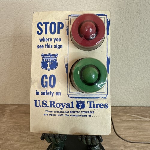 US Royal Tires Safety 1st Promotional Bottle Stoppers Stop Go Light ...