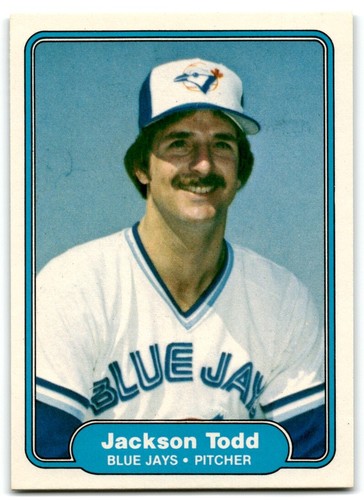 1982 Fleer Jackson Todd Toronto Blue Jays #623 | eBay