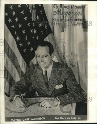 1972 Press Photo Mayor 'Chep' Morrison of New Orleans - noc00570 | eBay