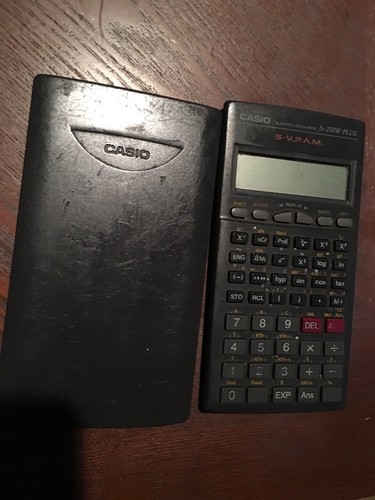 Casio Scientific Calculator fx-270W Plus SVPAM with Cover | eBay