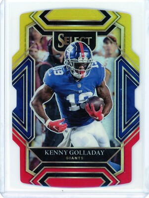 2021 Select Kenny Golladay Red/Yellow Prizm Die-cut Club Level #226 ...