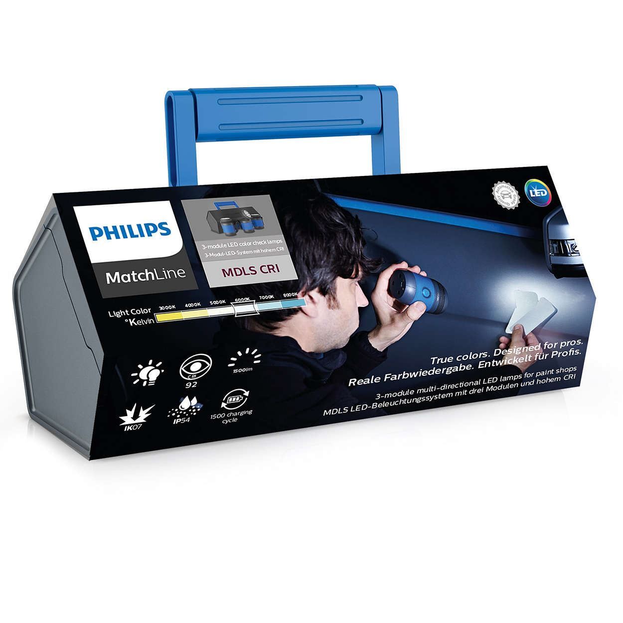 3-module Multidirectional PHILIPS LED lighting system MatchLine MDLS CRI | eBay