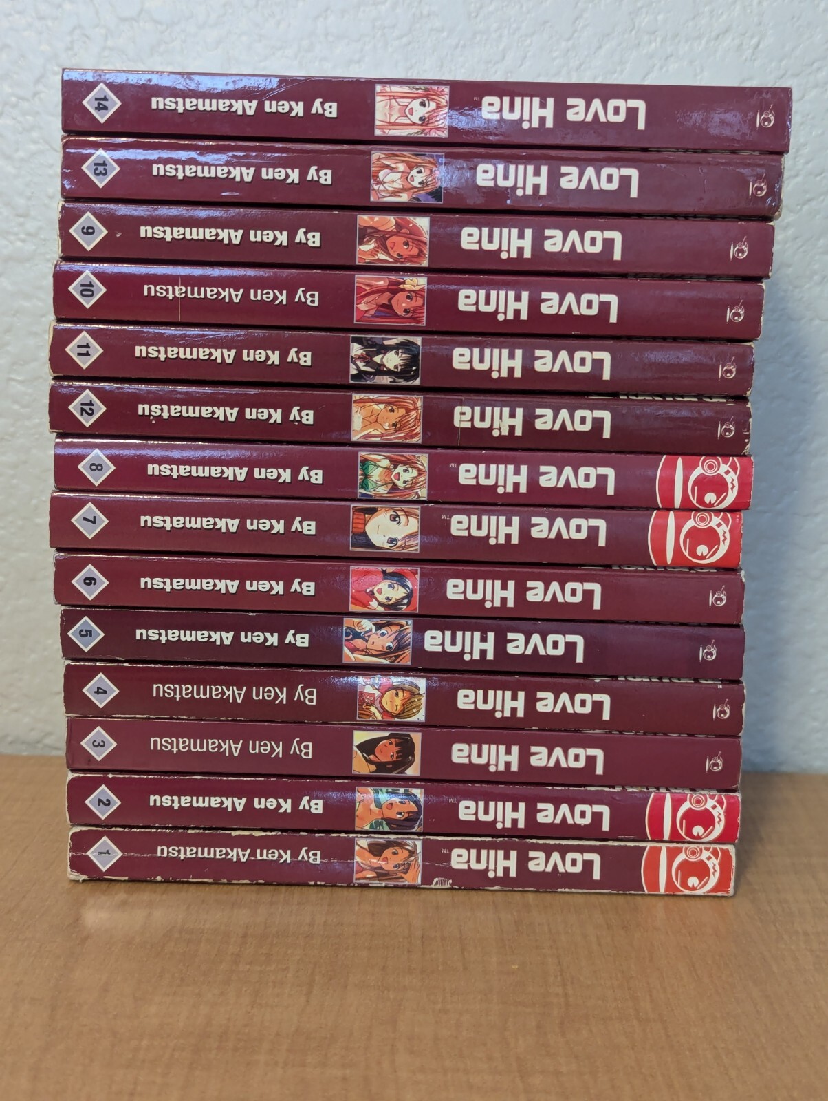 Love Hina Manga Complete Set Volumes 1-14 Ken Akamatsu English TokyoPop ...