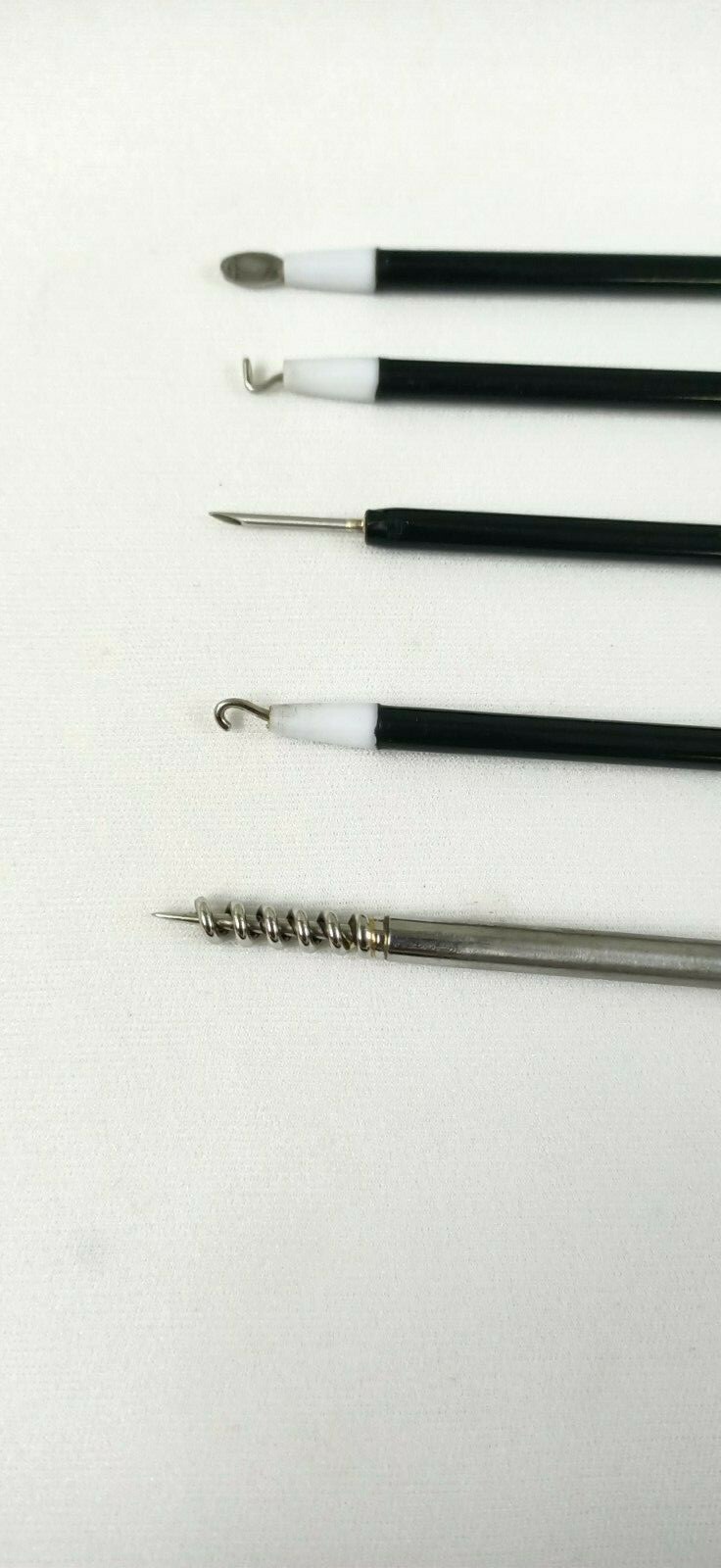 5pc Laparoscopic Myoma Screw/L-Hook/Spatula/J-Hook/Aspiration Needle ...