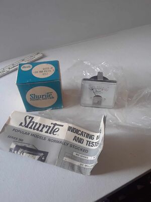 Shurite Panel Meter 8801-Z (-20 to +3 VU) 850 Series CB Ham Radio | eBay