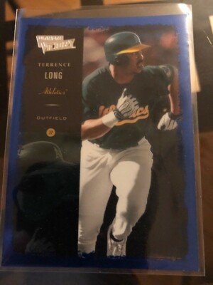 2000 Ultimate Victory Terrence Long #7 Oakland Athletics Baseball Card ...