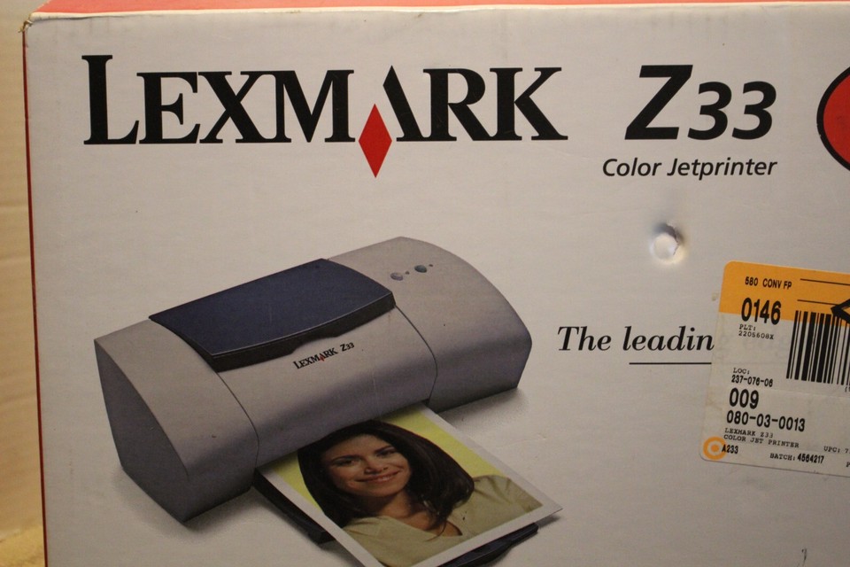 Lexmark Z33 Photo Color JetPrinter New in Open Box, Never Used | eBay