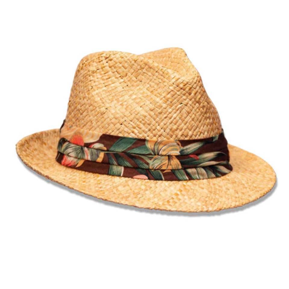 Saint Martin - Tropical Straw Fedora | eBay