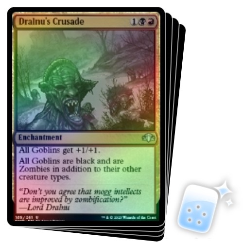 FOIL DRALNU'S CRUSADE X4 Dominaria Remastered Magic MTG MINT CARD | eBay