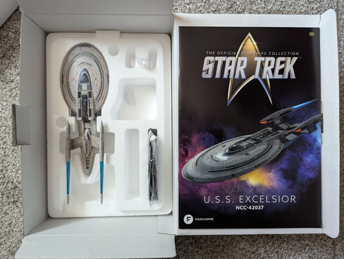 Fanhome Starship Collection USS Excelsior NCC-42037 Spelling Error ...
