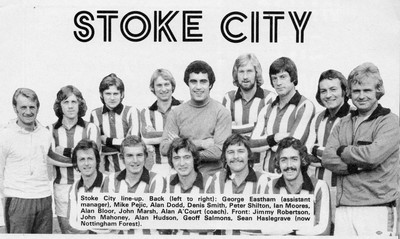 STOKE CITY FOOTBALL TEAM PHOTO 1975-76 SEASON | eBay