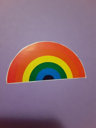 vintage 80s rainbow sticker | eBay