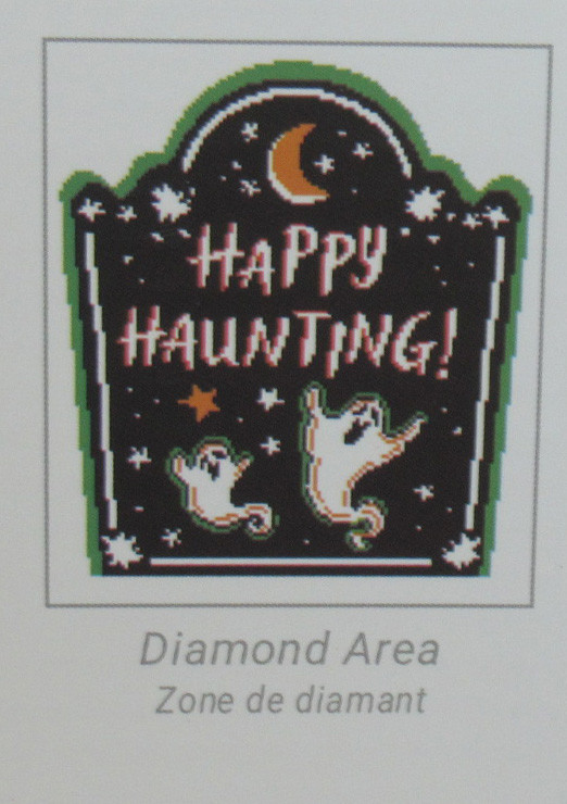 DIAMOND DOTZ Happy Haunting ghosts Halloween Diamond Embroidery Facet ...
