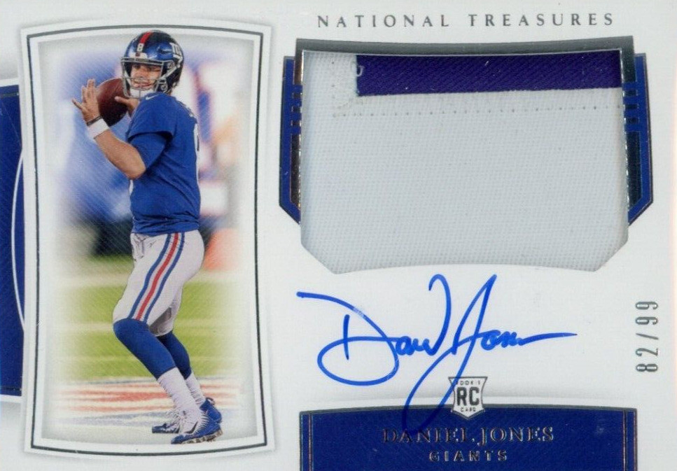 2019 Panini National Treasures - Rookie Patch Autographs #162 Daniel ...