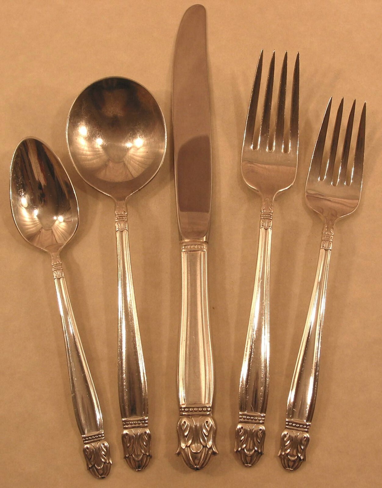 Intern Silver, 1938 Danish Princess Pattern, Holmes & Edwards ...