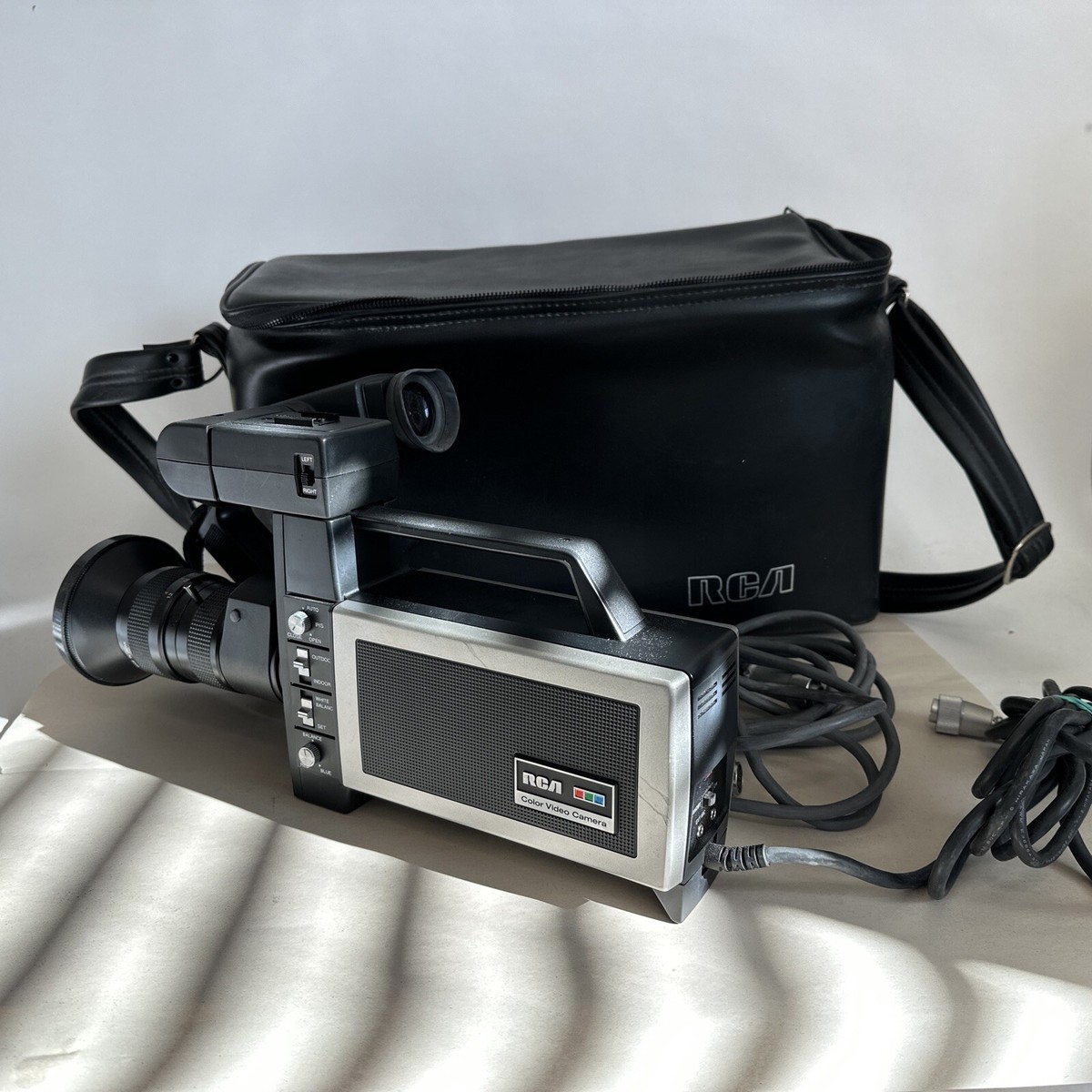 RCA Corporation Model CC010 Color Video Camera with case RCA Corporation Model CC010 Color Video Camera with case