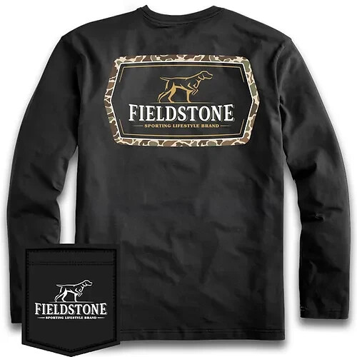 Fieldstone Brand Youth Rectangle Camo Logo Longsleeve-NWT Size 3T & YM ...