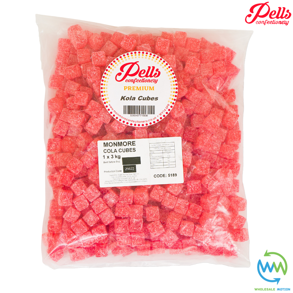 Pells KOLA CUBES Sweets COLA HARD BOILED Retro CANDY Party INDIVIDUAL ...