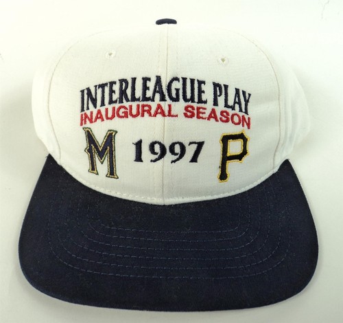 1997 Interleague Play Inaugural Season Brewers vs Pirates Snapback ...