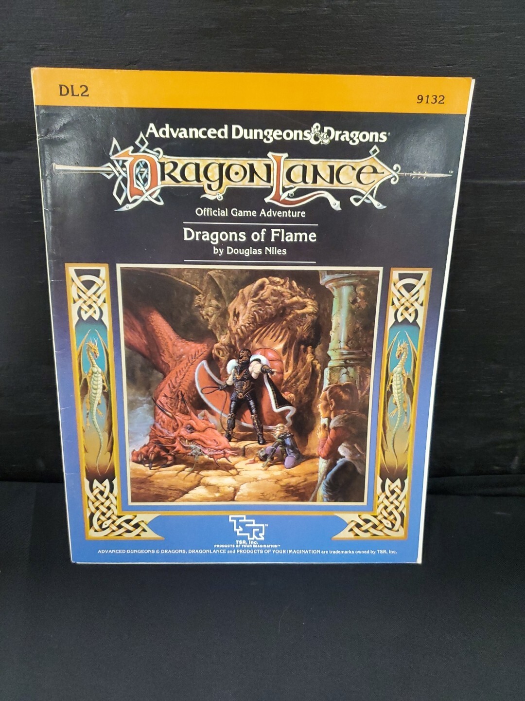 AD&D DL2 Dragons of Flame Advanced Dungeons TSR #9132 Dragonlance ...