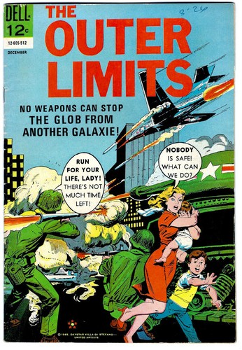 THE OUTER LIMITS #8 in FN- condition a 1965 Silver Age DELL comic | eBay