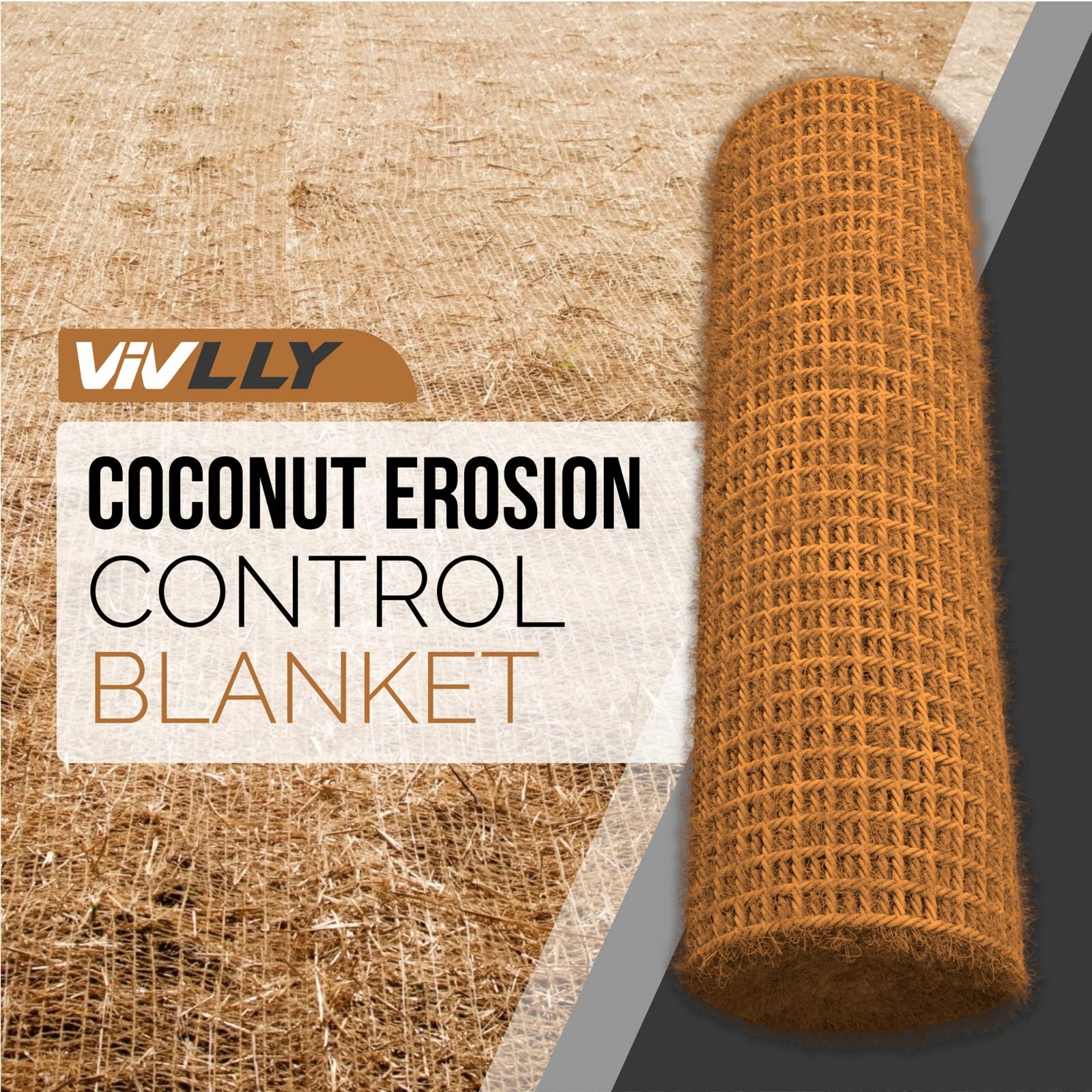 Vivlly Coconut Erosion Control Blanket Erosion Control Fabric | eBay