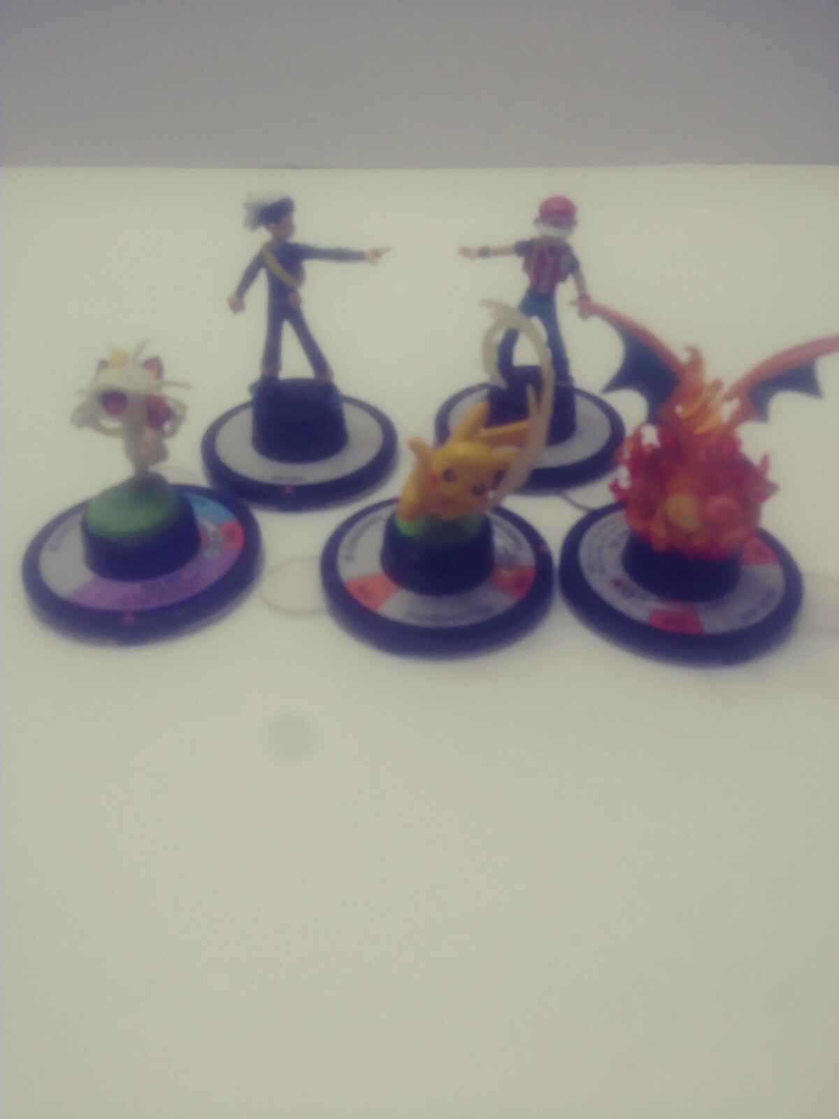 Pokemon Trading Figure Game Lot of (5) Meowth, Charizard, Pikachu, Red ...