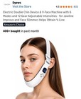 V-Face Facial Massager Jawline Sculptor Red & Blue Light Therapy ...