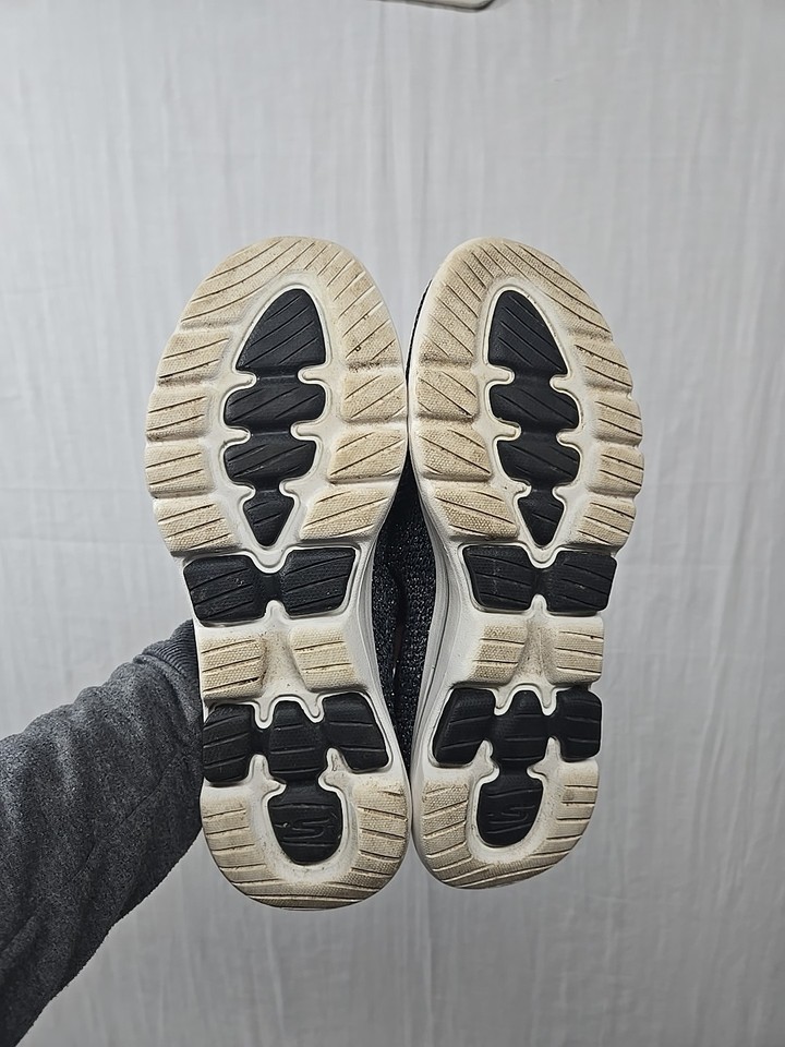 Skechers GoWalk 5 Slip On Walking Sneakers Womens 8.5 Grey Metallic 124162 Ultra | eBay