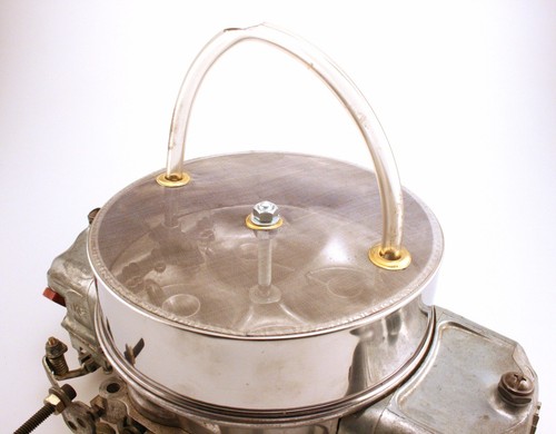 Holley Quick Fuel Dominator 4500 Carb Air Screen w/Spill Tube Access # ...